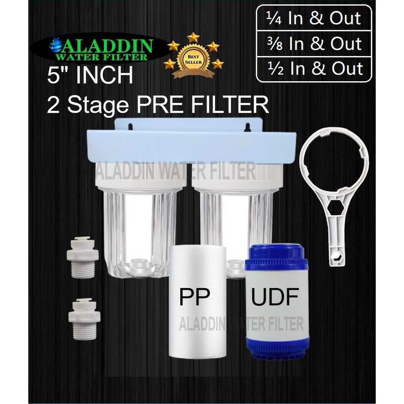 HIGH QUALITY Heavy Duty 5" Double Stage PRE FILTER All Model (Coway ...