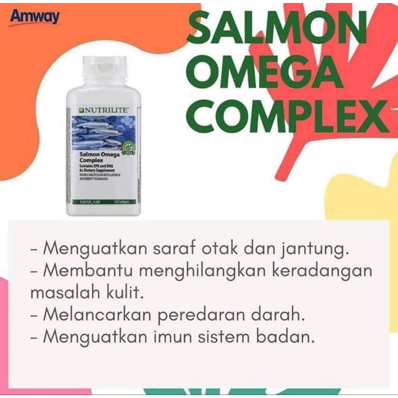 SALMON OMEGA NUTRILITE AMWAY | Shopee Malaysia