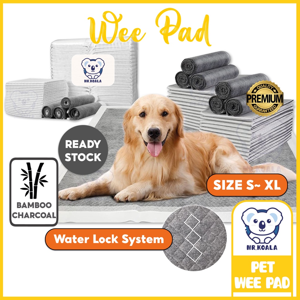 Bamboo Charcoal Wee Pad Toilet Train Pee Pad Pet Urine Pad Potty Pads ...
