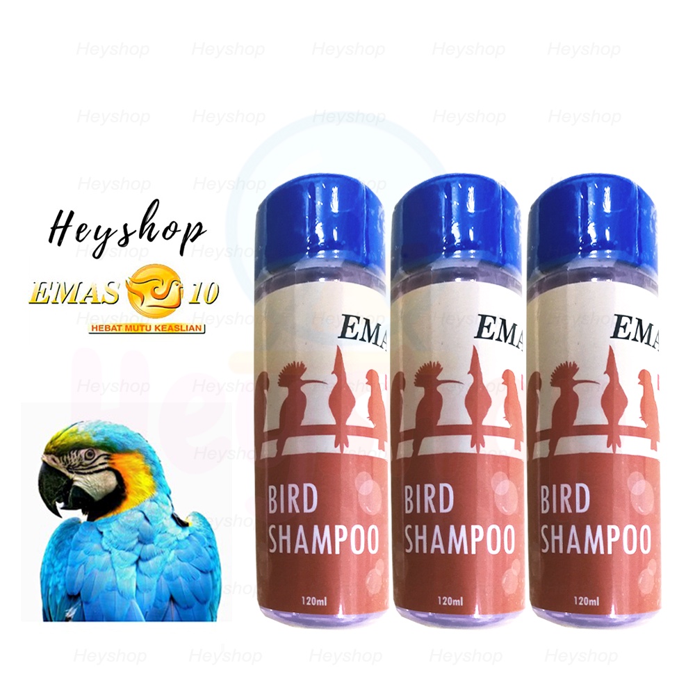 Bird Shampoo 120ml - Parrot syampu , syampoo burung (3788) Emas 10 ...