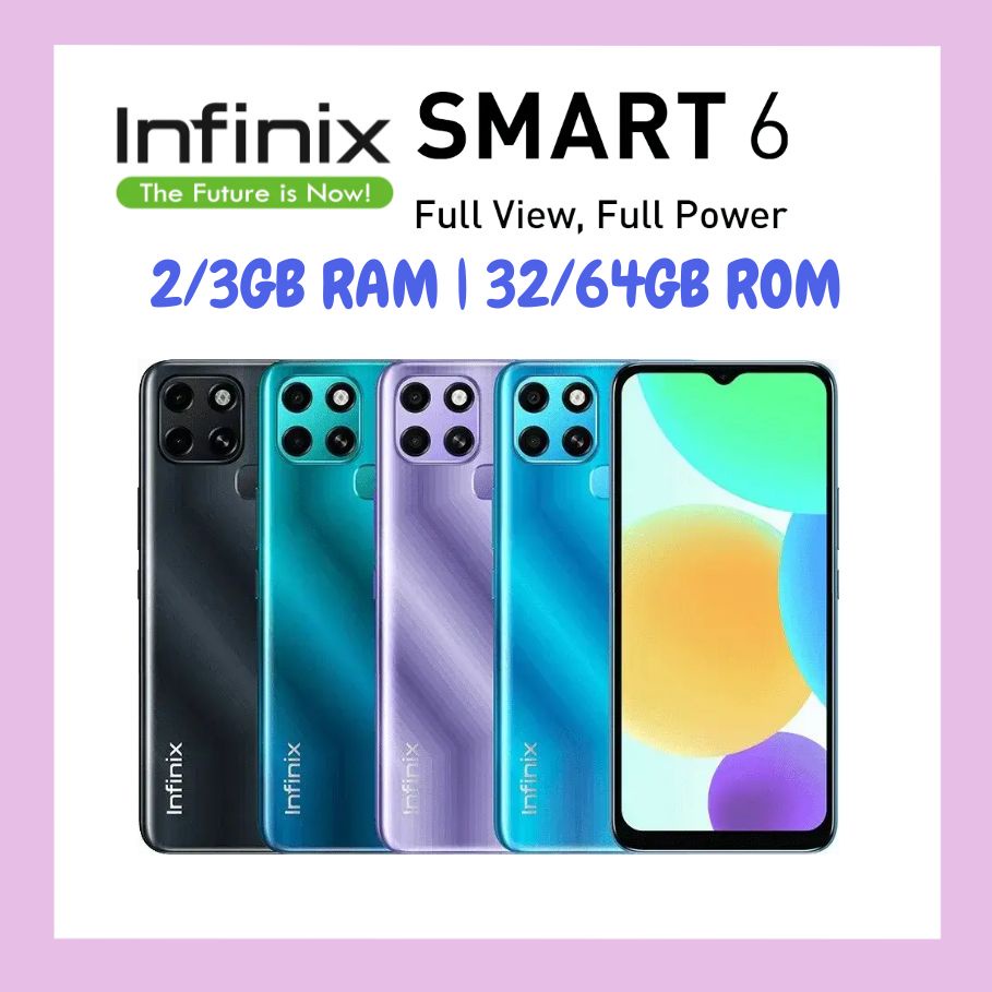 INFINIX SMART 6 (2GB+32GB) X6511E | (3GB+64GB) X657B-N | INFINIX ...