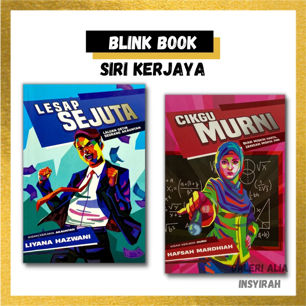 BLINK BOOKS Siri Kerjaya Buku Novel Remaja Lesap Sejuta Cikgu Murni ...