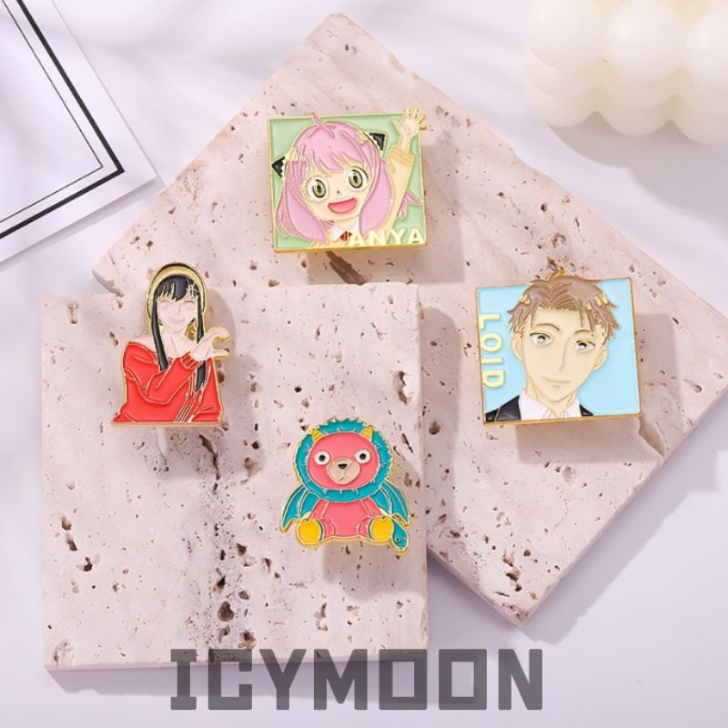 Enamel Pins : Spy × Family Anya Loid Damian Bond Yor Forger Anime ...
