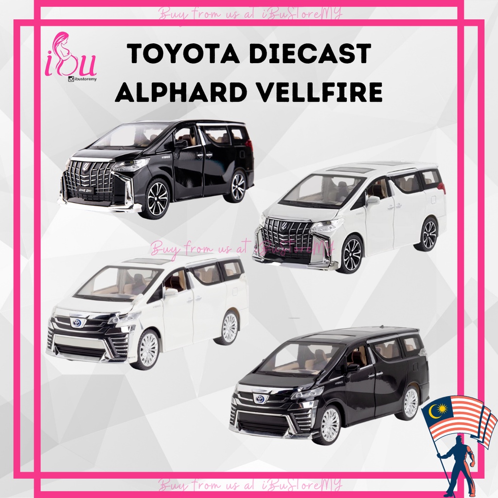 Toyota Alphard Vellfire Velfire 1:24 Scale Diecast Model Die Cast ...