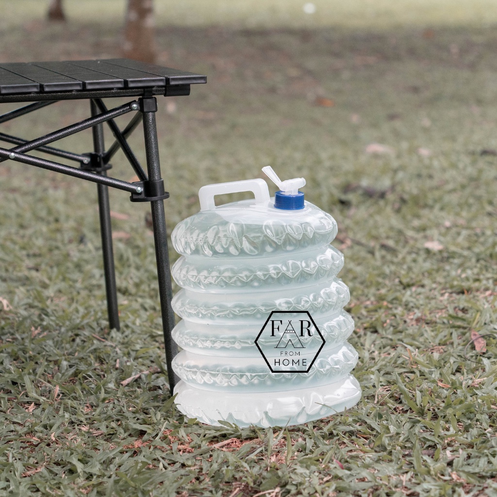 15L Foldable Water Container Outdoor Water Dispenser Storage Picnic ...