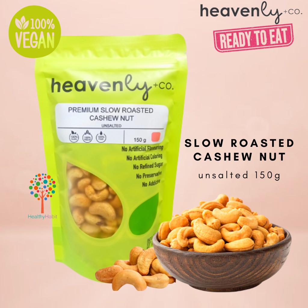 HEAVENLY.Co Premium Roasted Cashew Nuts Unsalted (HALAL) Heavenly+ Co ...