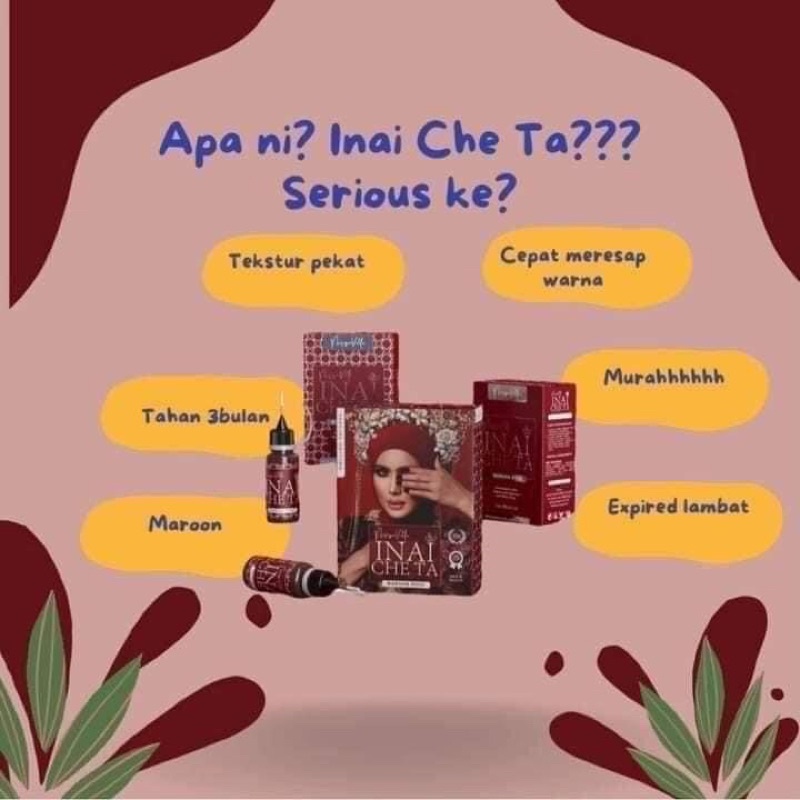 inai che ta original | Shopee Malaysia
