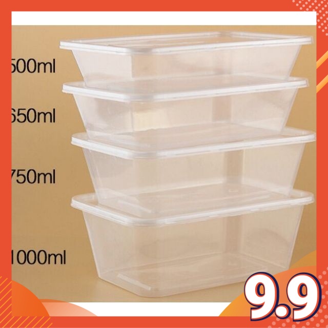 Disposable container /Food container (50pcs) | Shopee Malaysia