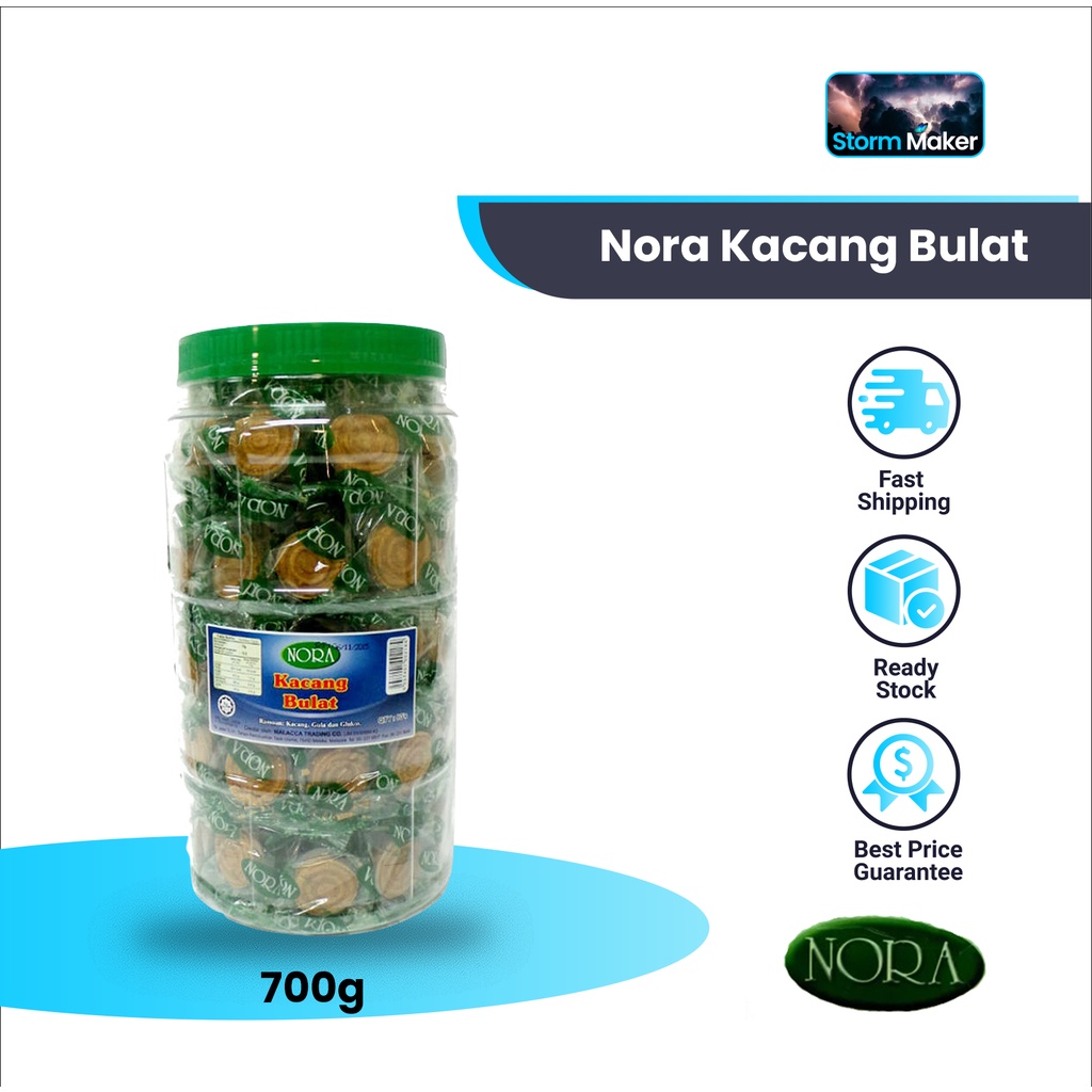 Nora Kacang Bulat 700G Peanut Snack Nuts Makanan Tradisional Makanan ...