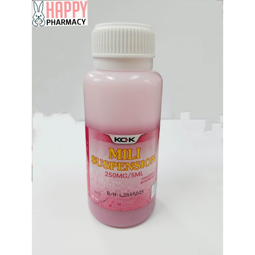 KCK MILI SUSPENSION 250MG/5ML 60ML [EXP:9/25] PARACETAMOL PANADOL FEVER ...
