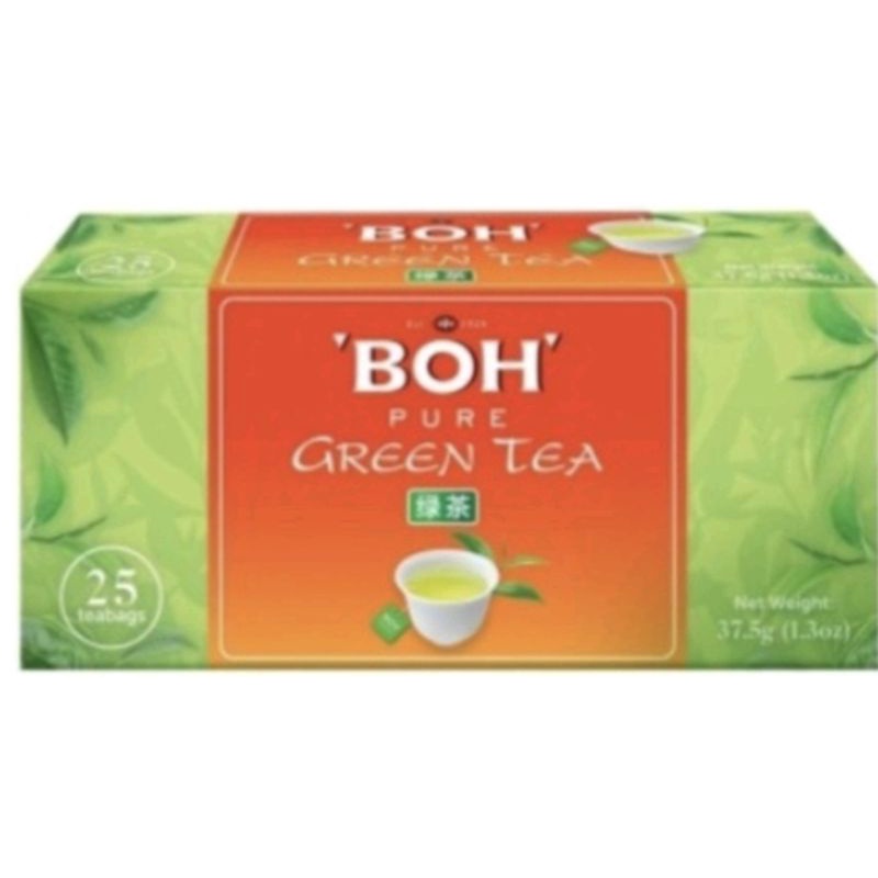 Boh- Pure Green Tea (25 Teabags) | Shopee Malaysia