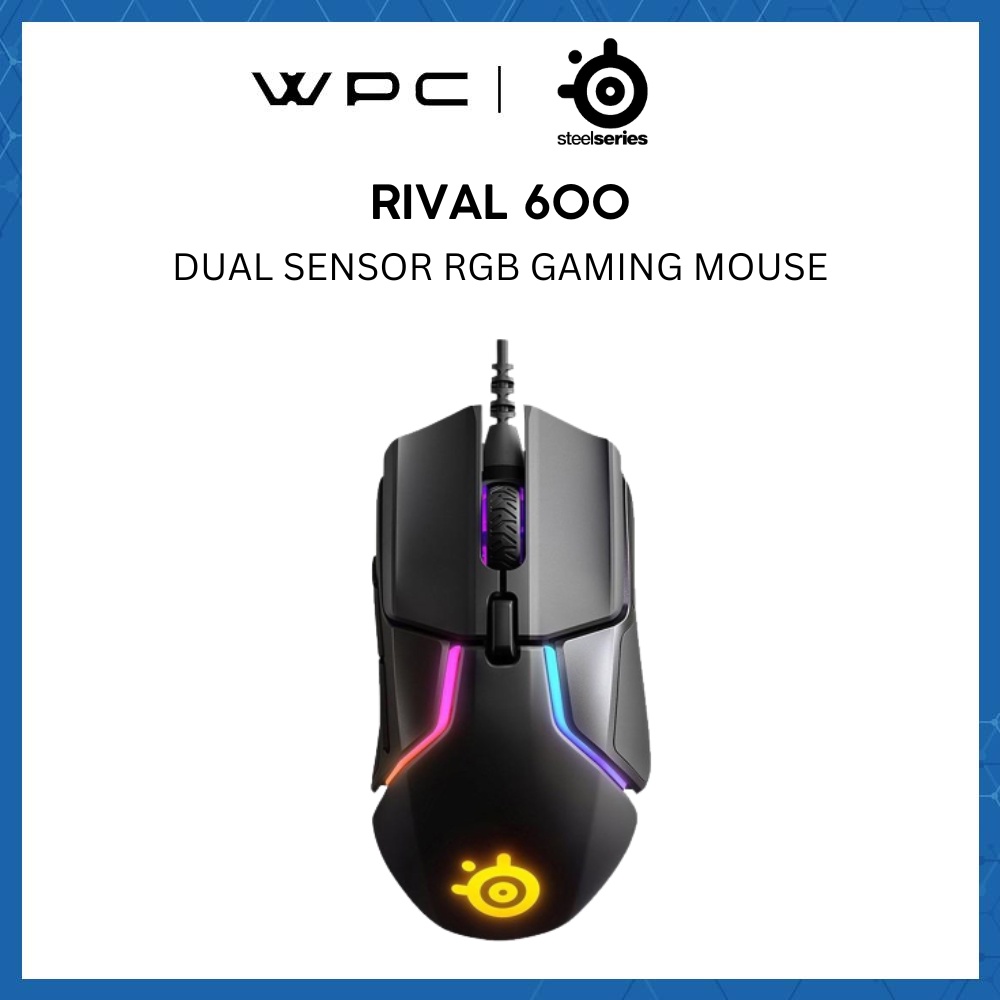 STEELSERIES RIVAL 600 MOUSE BLACK ( 62446 ) | Shopee Malaysia