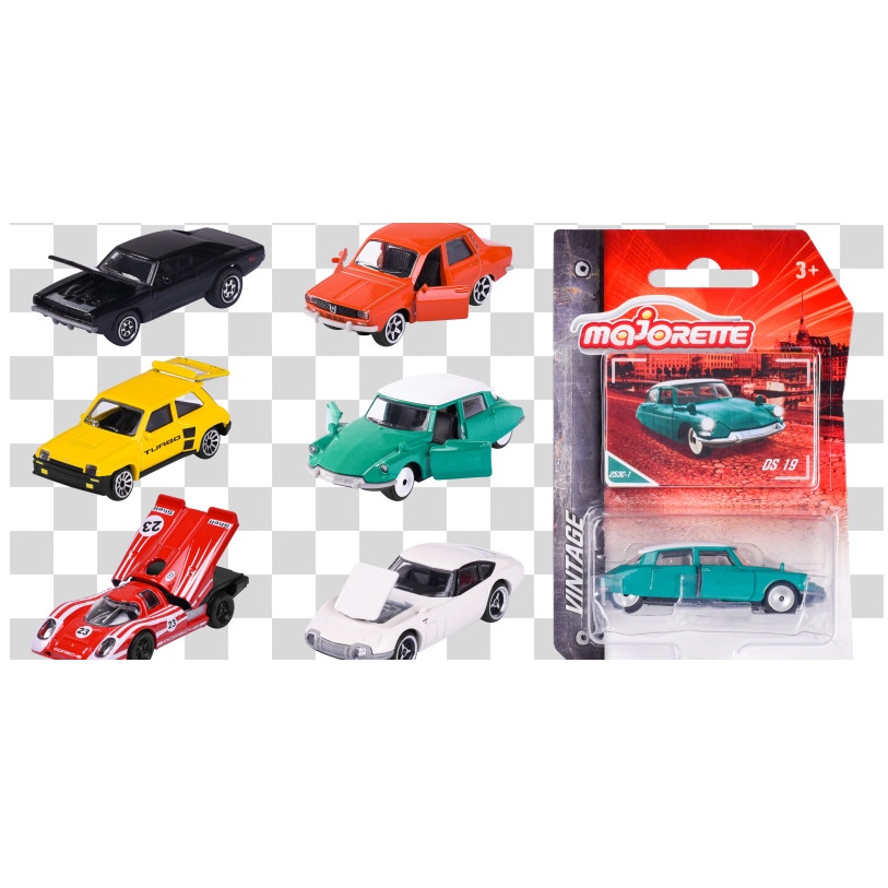 MAJORETTE Vintage Car, 6 Assortment (QDMT030189) | Shopee Malaysia