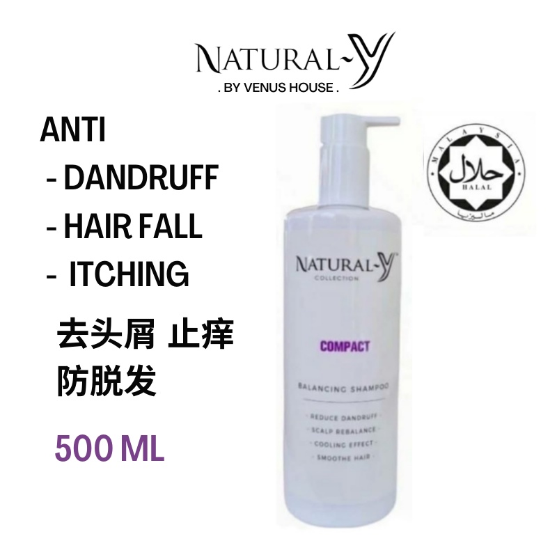 Natural y scalp compact shampoo [halal] anti dandruff itchy hair fall ...