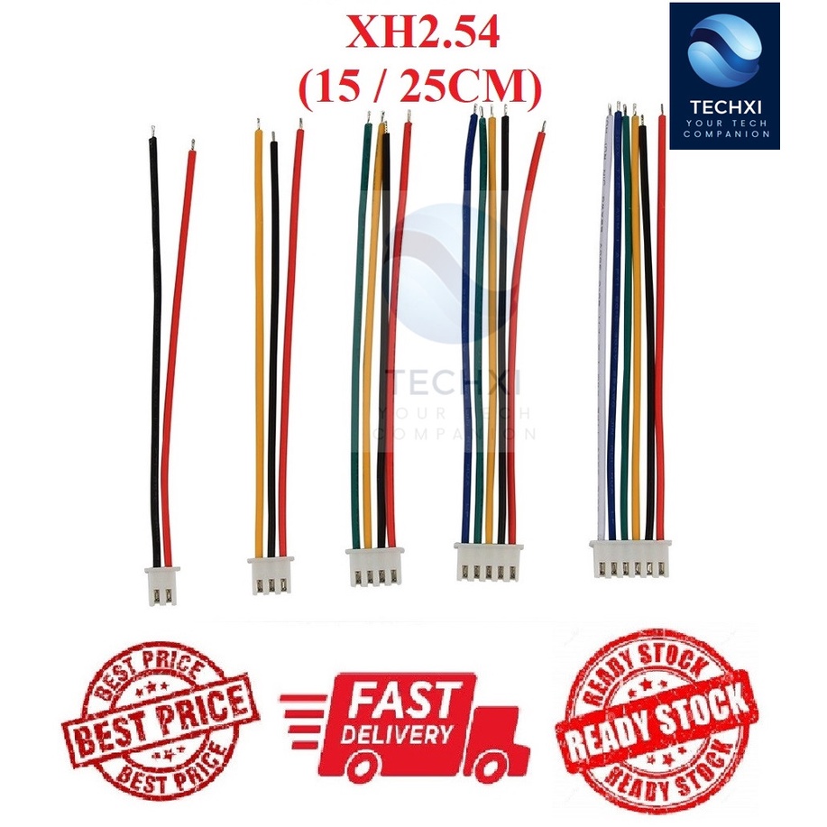 XH2.54 XH 2.54mm Wire Cable Connector 2 Pin 3 Pin 4 Pin 5 Pin | Shopee Malaysia