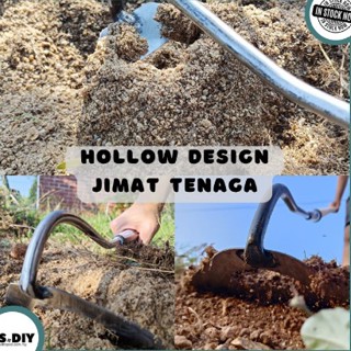 Cangkul Rumput Hollow Hoe (50cm+660g) Cangkul Berongga Weedi Cangkul ...