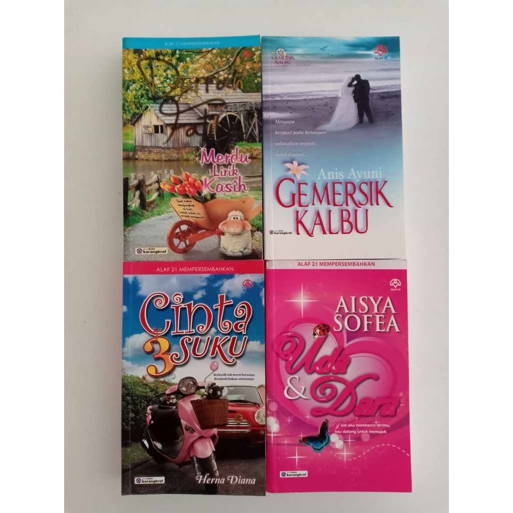 Merdu Lirik Kasih, Gemersik Kalbu, Cinta 3 Suku, Uda & Dara (Buku Baru ...