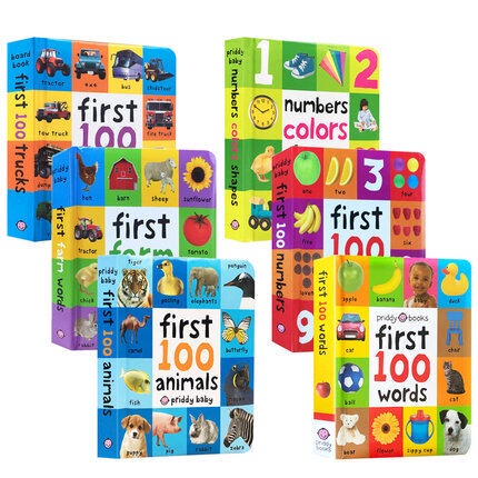 [Littlebookz] Priddy First 100 Words / Kids English Board Book / Early ...