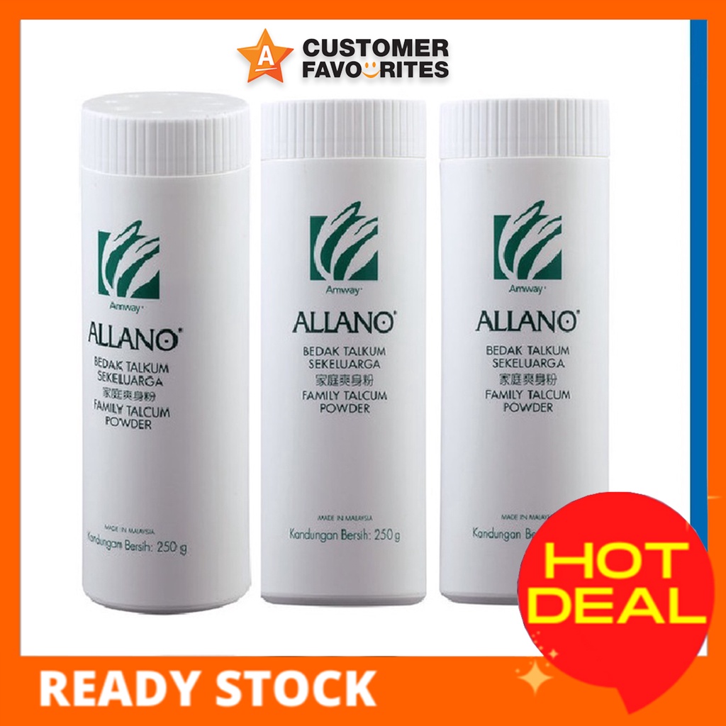 [ORIGINAL] ALLANO Family Talcum Powder - 250g | Shopee Malaysia