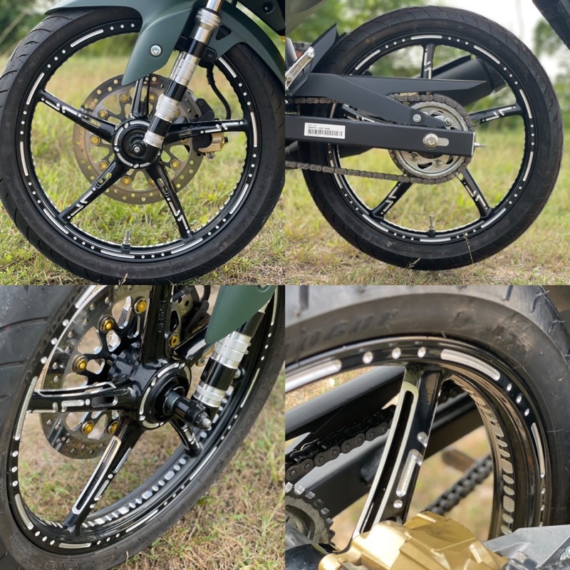 Zian Siam CNC Sp522 Sport Rim Y15ZR Y16ZR RSX RS150 LC135 Y125Z CUSTOM ...