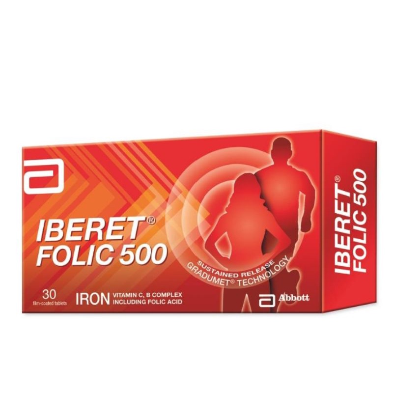 Abbott Iberet Folic 30 Film-Coated Tablets | Shopee Malaysia