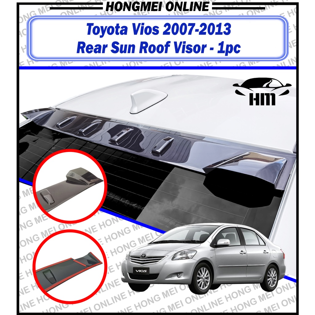 Toyota Vios 2007-2013 Rear Sun Roof Window Visor Rear Roof Window Visor ...