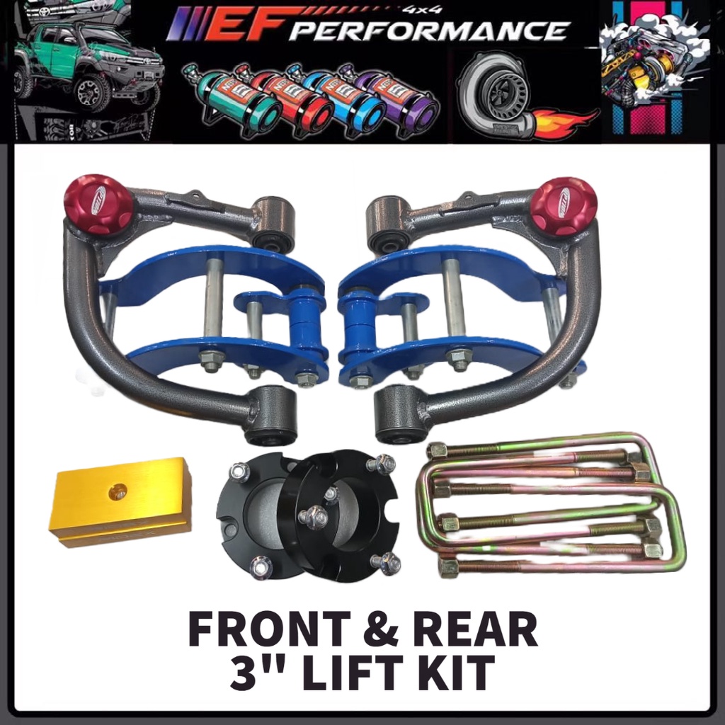 4x4 LIFT UP KIT 3 INCH HILUX RANGER NAVARA D-MAX TRITON BT50 COLORADO ...