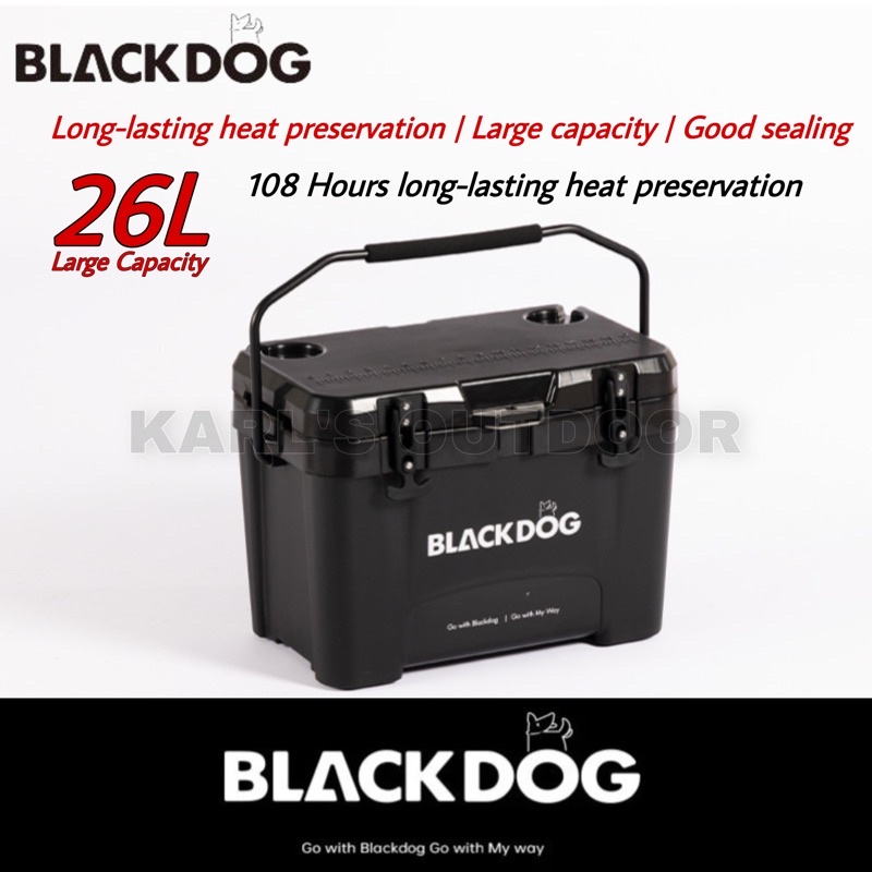 BLACKDOG NEW 26L Portable Cooler Box Outdoor Insulation Box Camping ...