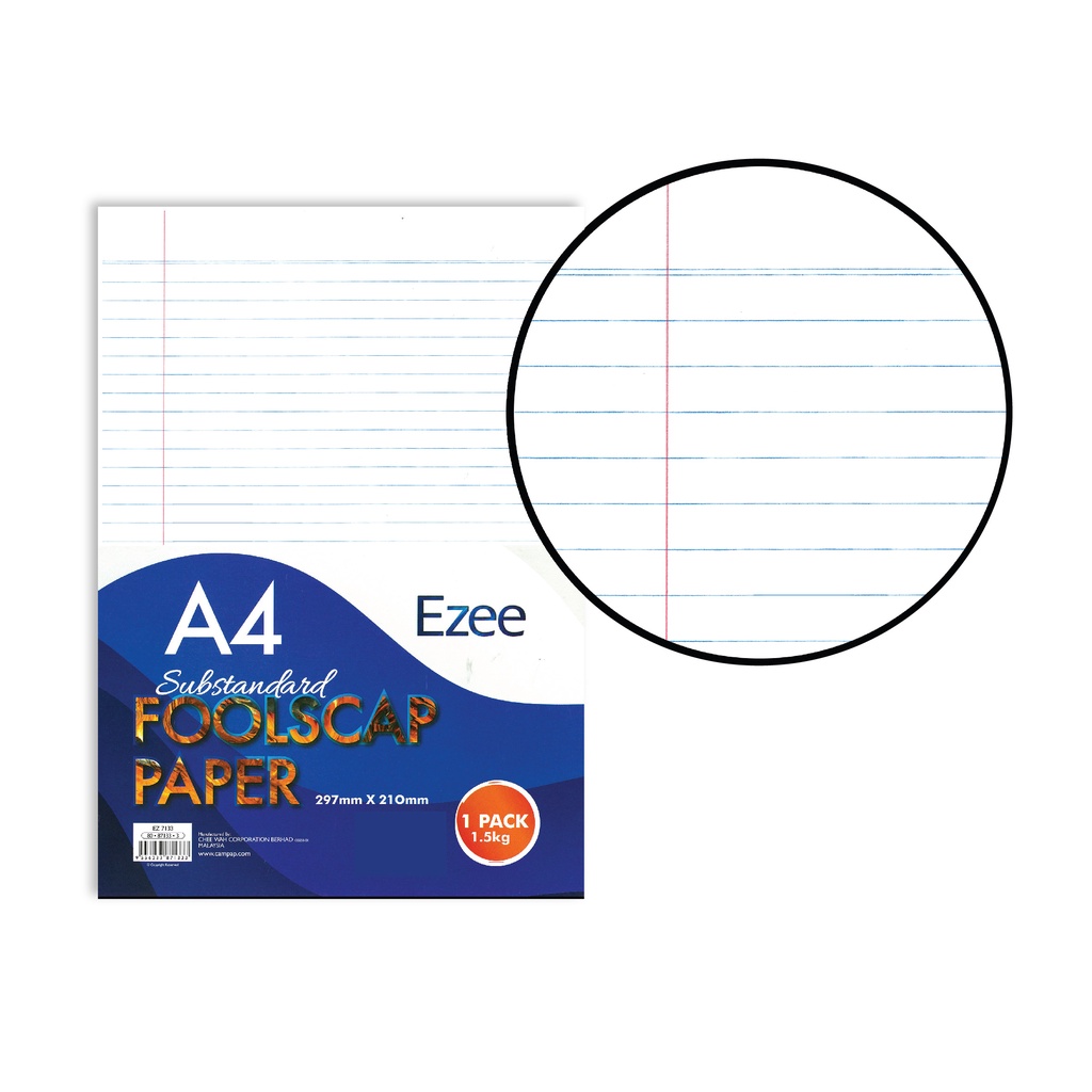 Ezee EZ7133 Foolscap Paper A4 size (1.5kg/pack) | Shopee Malaysia