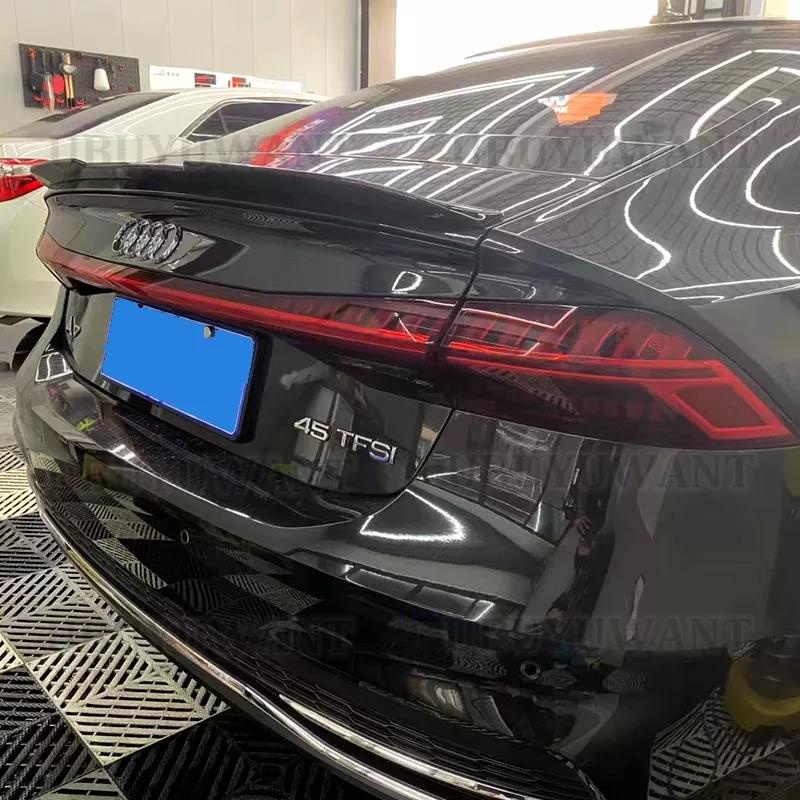 V Style Spoiler for Audi A7 S7 RS7 2019-2022 High Quality Real Carbon ...