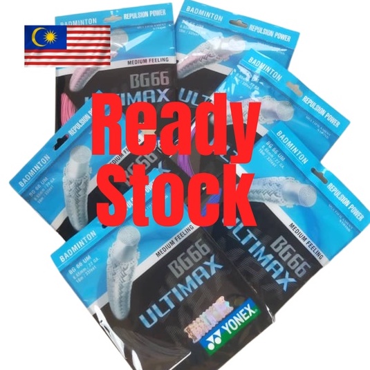 TALI RAKET BADMINTON STRING BG66 ULTIMAX (Ready Stock) TERBAIK 2021/ ...