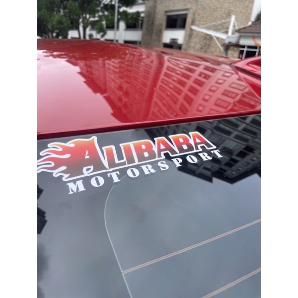 Alibaba Motorsport Sticker Official Merchandise | Shopee Malaysia