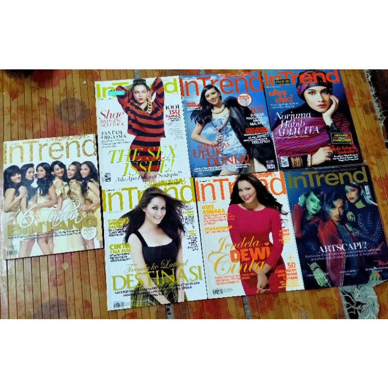 intrend jual set majalah terpakai | Shopee Malaysia