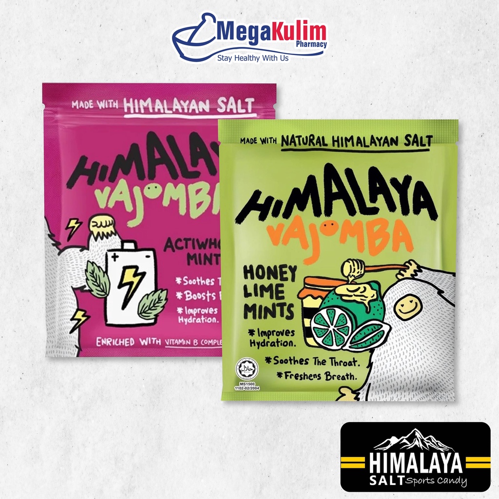 Himalaya Vajomba Actiwhoosh Mints/ Honey Lime Mints 15g | Shopee Malaysia
