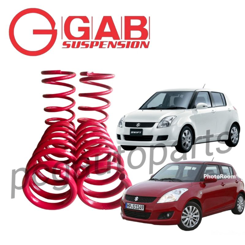 Original GAB Sport Spring Suzuki Swift | Shopee Malaysia