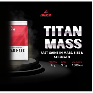 🇲🇾AGYM Nutrition Mass Weight Gainer, TITAN MASS, 4.4Lbs/2Kgs, Increase ...
