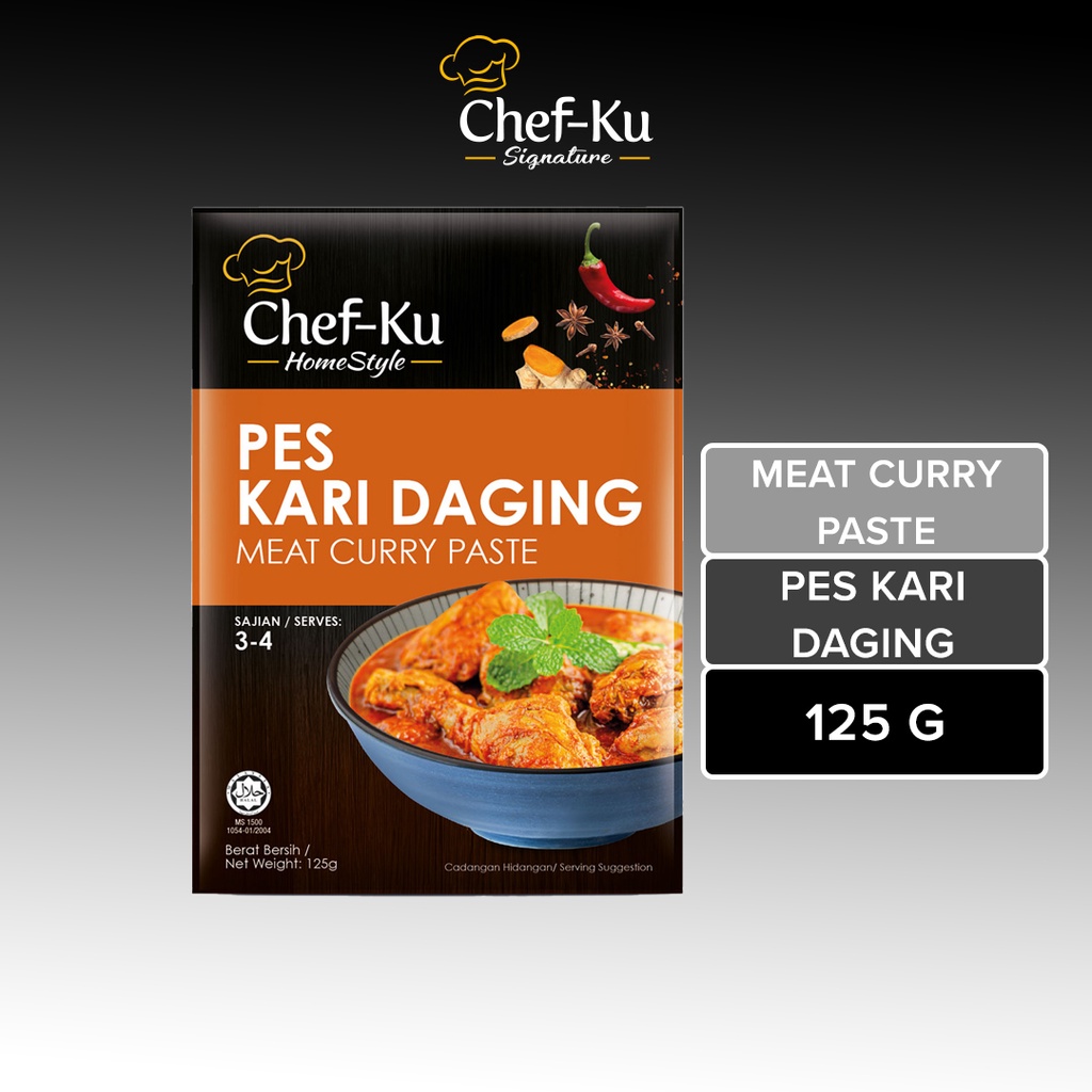 Chef-Ku HomeStyle Pes Kari Daging Meat Curry Paste | Shopee Malaysia