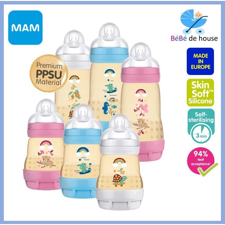 Mam Botol Susu Anti Colic PPSU Feeding Bottle 160ml / 260ml - 1 Unit ...