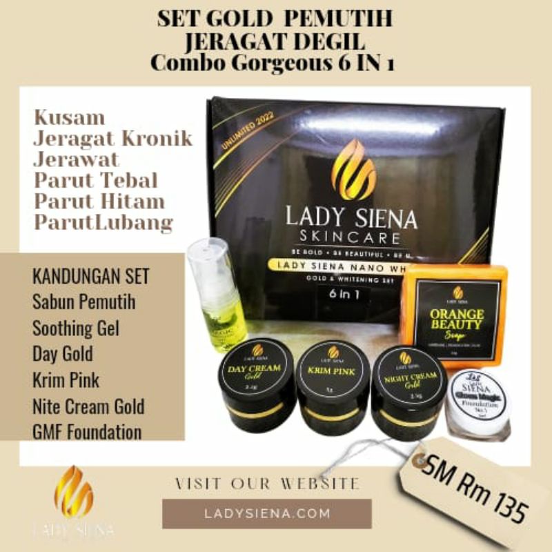 SET JERAGAT PARUT DEGIL 6 IN 1 LADY SIENA | Shopee Malaysia