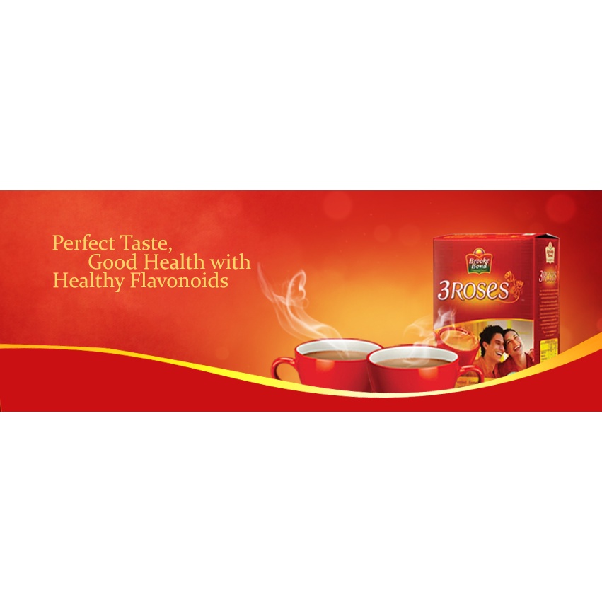 3 Roses Tea Powder - Brooke Bond (India) Original Tea. | Shopee Malaysia