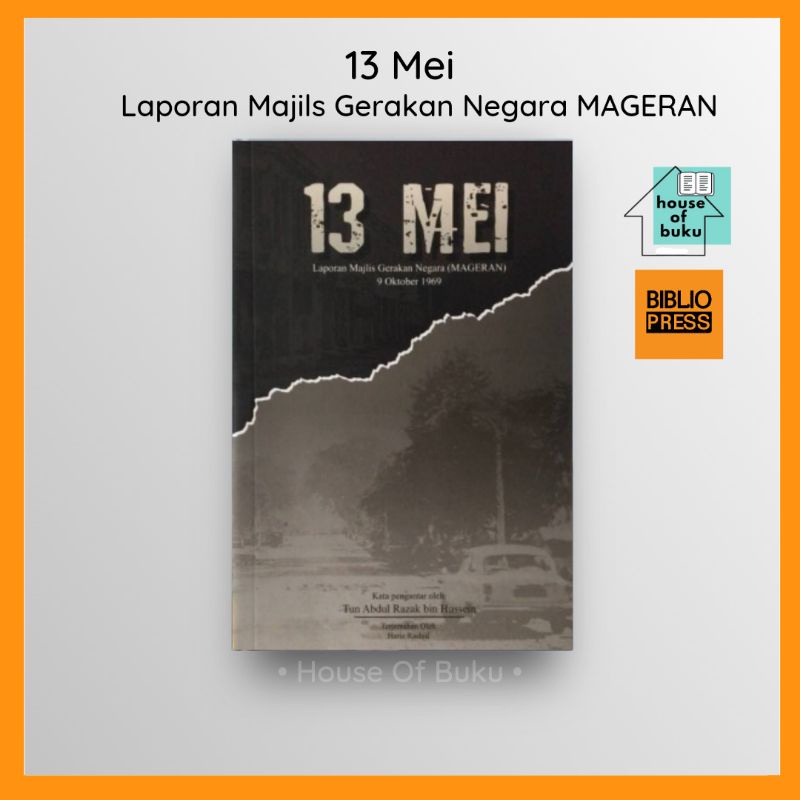 [READYSTOCK] BUKU 13 MEI - Laporan Majlis Gerakan Negara (MAGERAN ...