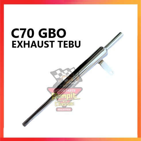 HONDA C70 GBO GBOJ GBO-J GBO J C50 C 50 C100 C 100 AI EXHAUST PIPE TEBU REAR EXHAUST PENDEK EZOS ...