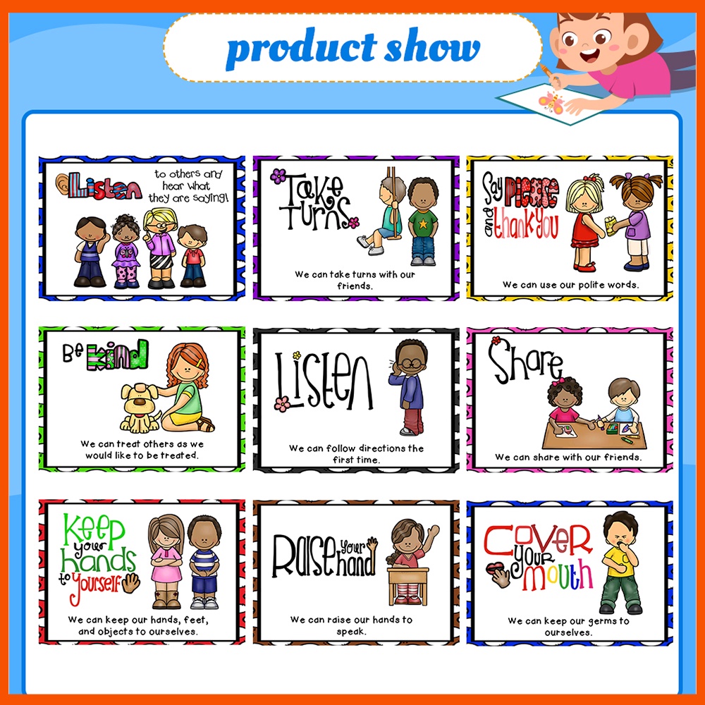 Classroom Rules Flashcards