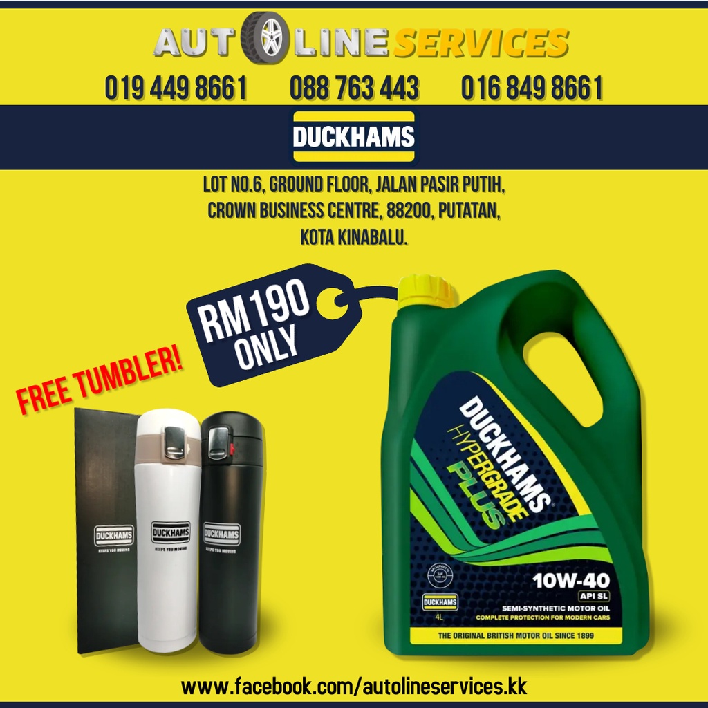 Duckhams Hypergrade Plus 10W-40 4L Genuine Engine Oil | Shopee Malaysia
