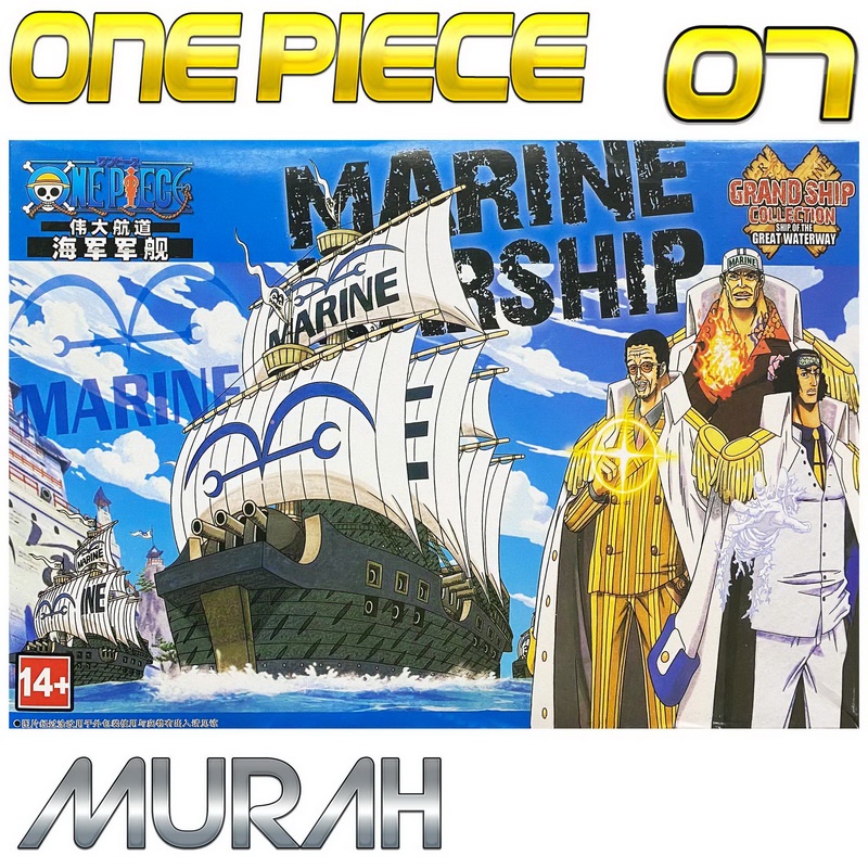 One Piece Ship Grandship Collection 07 Marine Warship Model Kits Budak ...