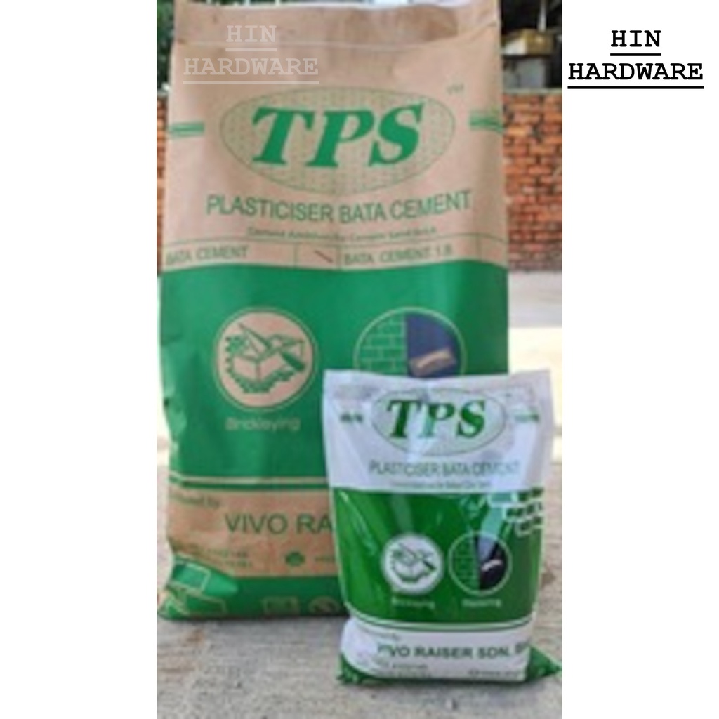 HIN Fast Dry Solution For Bricklaying & Plastering TPS Bata Cement 2 KG / Cement Mortar Additive ...