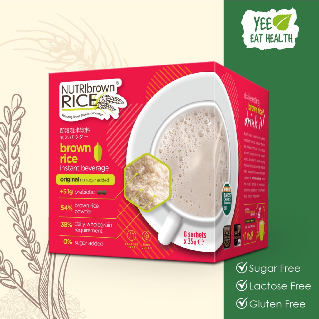 NutriBrownRice Original With Prebiotic Nutri Brown Rice Prebiotic Drink | Shopee Malaysia