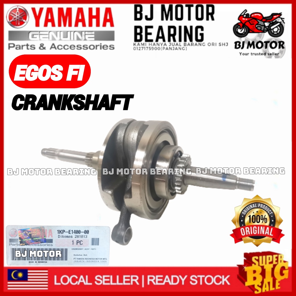 EGOS FI CRANKSHAFT EGO S FUEL INJECTION CRANKSHAFT ASSY 100% ORIGINAL YAMAHA - 1KP-E1400-00 ...