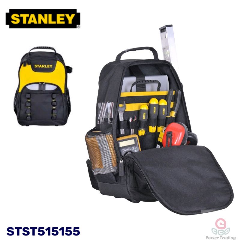STANLEY STST515155 46X36X18CM 25KG CAPACITY LAPTOP BACKPACK TOOL BAG ...
