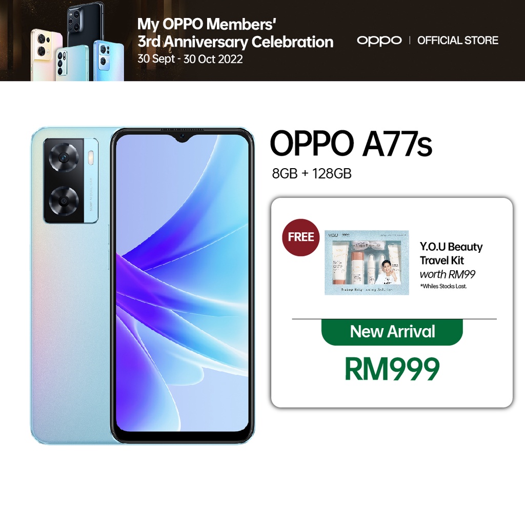 Spesifikasi dan harga Oppo A77s di Malaysia - TechNave BM